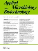 Volume 98, Issue 1 | Applied Microbiology and Biotechnology | Springer Nature Link