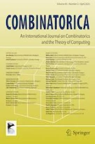 Volume 45, Issue 2 | Combinatorica