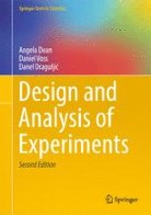 Design and Analysis of Experiments | SpringerLink