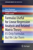Formulas Useful for Linear Regression Analysis and Related Matrix ...