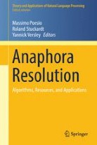 Anaphora Resolution | SpringerLink