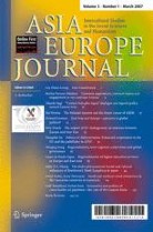 Asia Europe Journal | Volume 5, issue 1