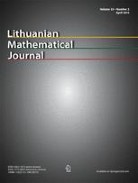 Lithuanian Mathematical Journal | Volumes and issues
