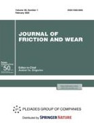 Journal of Friction and Wear | Volumes and issues