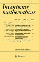 Inventiones mathematicae | Volume 206, issue 1