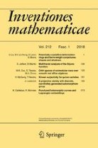 Inventiones mathematicae | Volume 212, issue 1