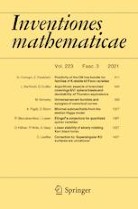 Inventiones mathematicae | Volume 223, issue 3