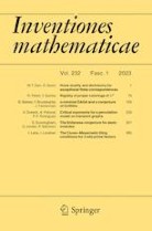 Inventiones mathematicae | Volume 232, issue 1
