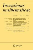 Inventiones mathematicae | Volume 233, issue 1