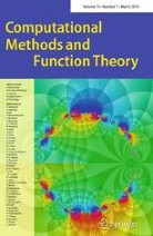Computational Methods and Function Theory | Volumes and issues