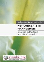 Key Concepts in Management | SpringerLink