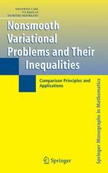 Nonsmooth Variational Problems and Their Inequalities: Comparison Principles and Applications ...