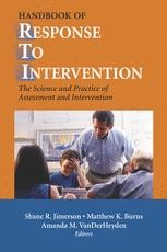 Handbook of Response to Intervention: The Science and Practice of ...
