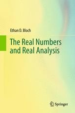 The Real Numbers and Real Analysis | SpringerLink