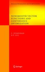 Nonsmooth Vector Functions and Continuous Optimization | SpringerLink