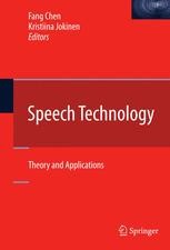 Speech Technology: Theory and Applications | SpringerLink