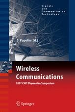 Wireless Communications 2007 CNIT Thyrrenian Symposium | Springer Nature Link (formerly ...