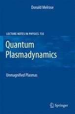 Quantum Plasmadynamics: Unmagnetized Plasmas | SpringerLink