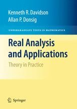 Real Analysis and Applications: Theory in Practice | SpringerLink