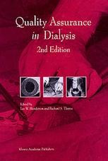 Quality Assurance in Dialysis | SpringerLink