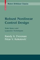 Robust Nonlinear Control Design: State-Space and Lyapunov Techniques ...