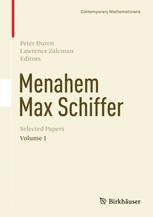 Menahem Max Schiffer: Selected Papers Volume 1 | Springer Nature Link ...