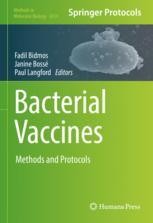 Bacterial Vaccines: Methods and Protocols | SpringerLink