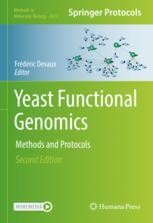 Yeast Functional Genomics: Methods and Protocols | SpringerLink