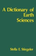 A Dictionary of Earth Sciences | SpringerLink