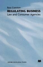 Regulating Business: Law and Consumer Agencies | Springer Nature Link ...