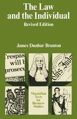 The Law and the Individual | SpringerLink