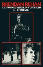 Brendan Behan: An Annotated Bibliography of Criticism | SpringerLink
