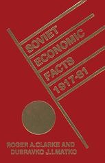 Soviet Economic Facts, 1917–81 | SpringerLink