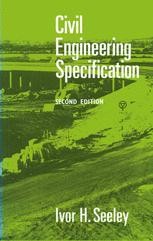 Civil Engineering Specification | SpringerLink