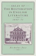 Ideas of the Restoration in English Literature, 1660-71 | SpringerLink