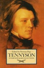 Tennyson: Interviews and Recollections | SpringerLink