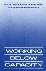 Working Below Capacity | SpringerLink