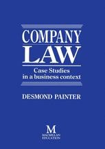Company Law: Case Studies in a Business Context | SpringerLink