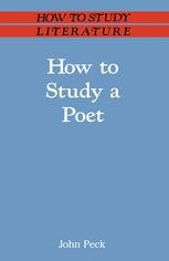 How to Study a Poet | Springer Nature Link (formerly SpringerLink)