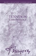 A Tennyson Chronology | SpringerLink