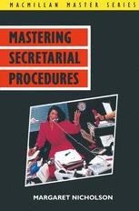 Mastering Secretarial Procedures | SpringerLink