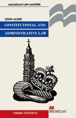 Constitutional and Administrative Law | Springer Nature Link (formerly ...