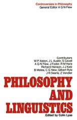 Philosophy and Linguistics | SpringerLink