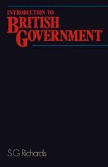Introduction to British Government | SpringerLink