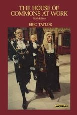 House of Commons at Work | SpringerLink