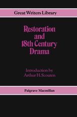 Restoration and 18th-Century Drama | SpringerLink