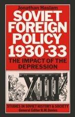 Soviet Foreign Policy, 1930-33 | Springer Nature Link