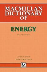 Dictionary of Energy | Springer Nature Link (formally SpringerLink)