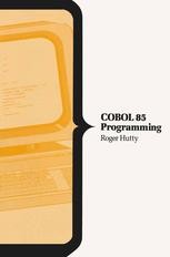 COBOL 85 Programming | SpringerLink