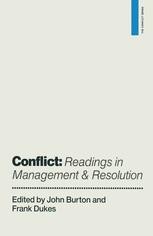 Conflict: Readings in Management and Resolution | SpringerLink